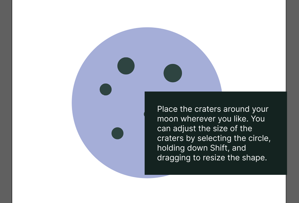 How to create a simple moon in Adobe Illustrator – beguilint
